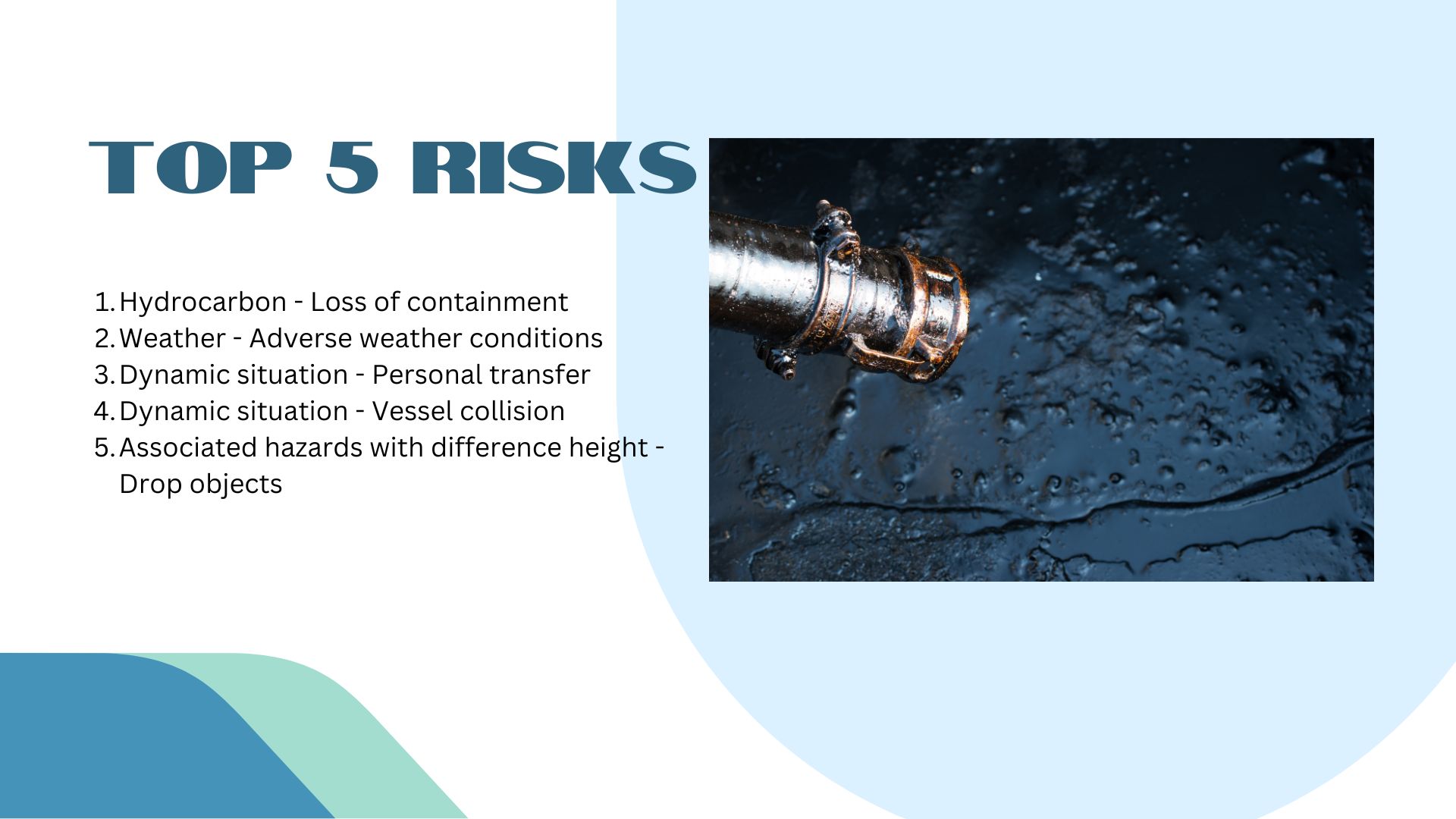 Hazard Identification (HAZID) study for Offshore Exploration and ...