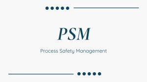 Process Safety Management (PSM) Audit – PROcess Safety TASK